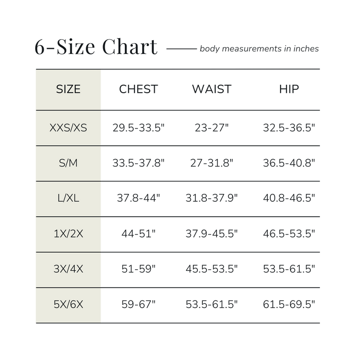 Size Guide – Elizabeth Suzann