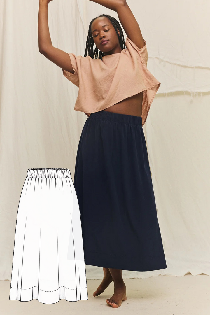 Bel Skirt Digital Sewing Pattern – Elizabeth Suzann