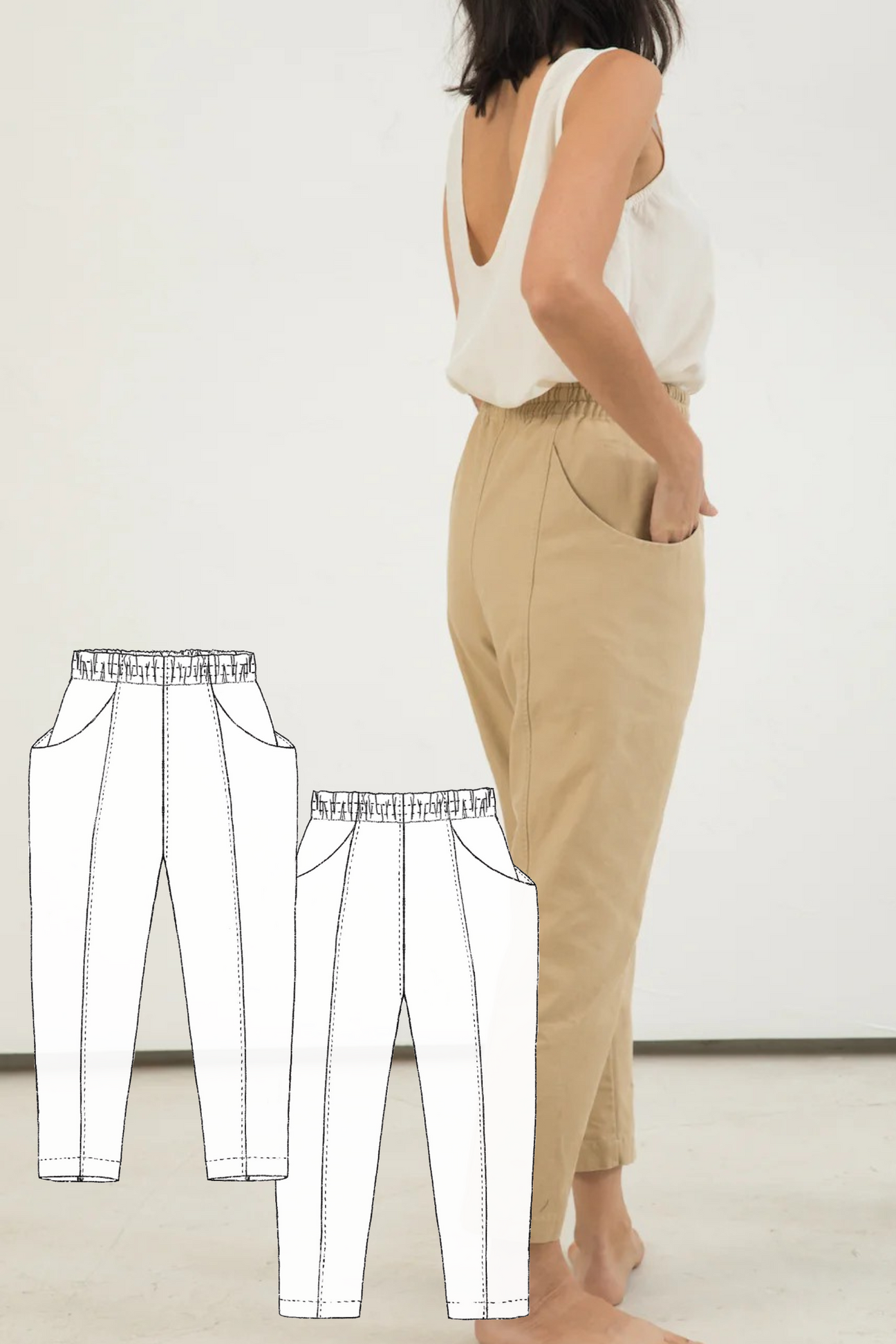 Clyde Work Pant Digital Sewing Pattern – Elizabeth Suzann