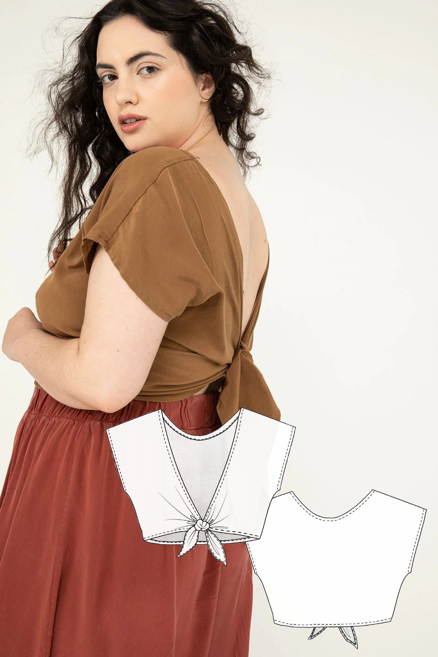 Maxine Crop Digital Sewing Pattern – Elizabeth Suzann